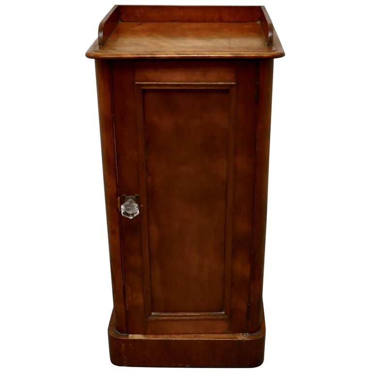 Victorian Birch Bedside Cupboard For Sale at 1stDibs