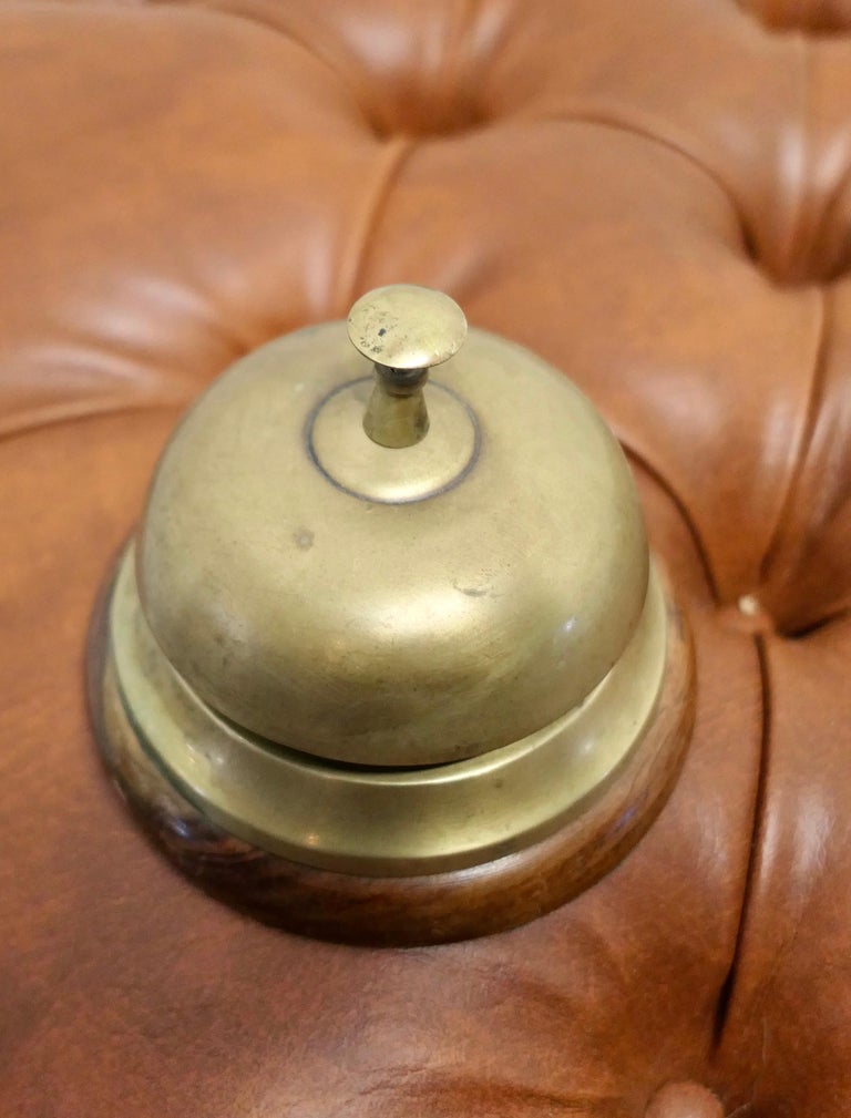 Victorian Brass Courtesy Counter Top Bell, Reception Desk Bell For Sale ...