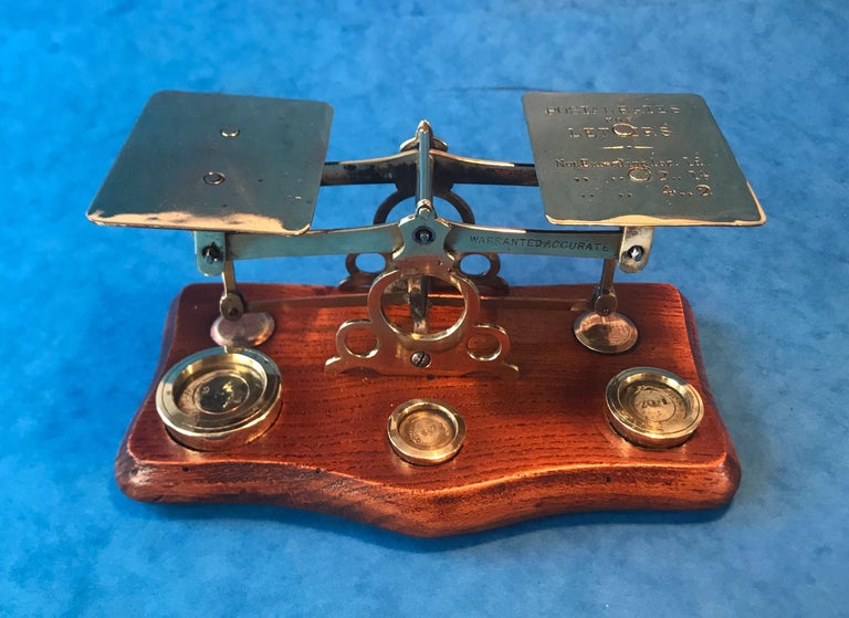 Victorian Brass Letter Scales For Sale at 1stDibs
