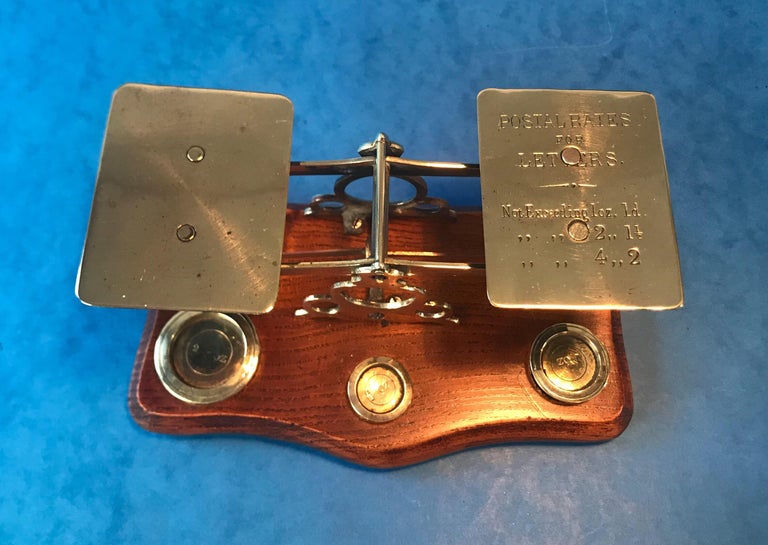 Victorian Brass Letter Scales For Sale at 1stDibs
