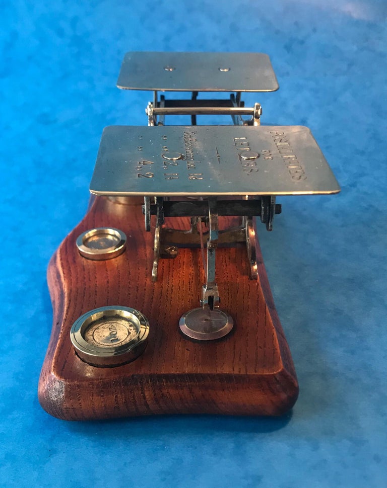 Victorian Brass Letter Scales For Sale at 1stDibs