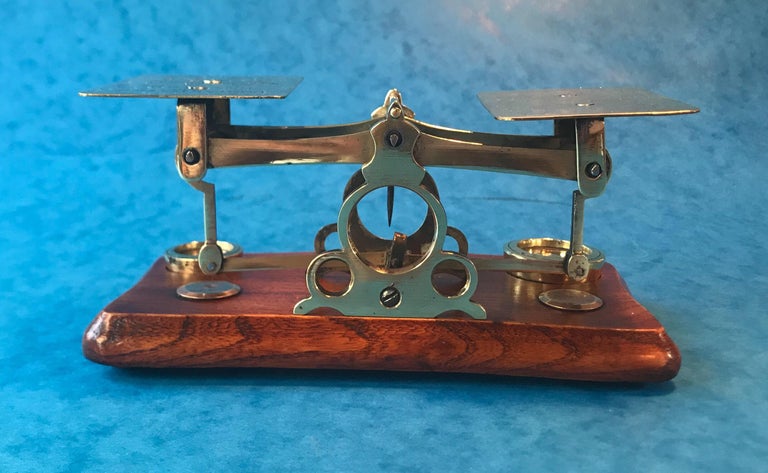 Victorian Brass Letter Scales For Sale at 1stDibs