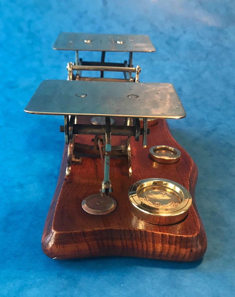 Victorian Brass Letter Scales For Sale at 1stDibs