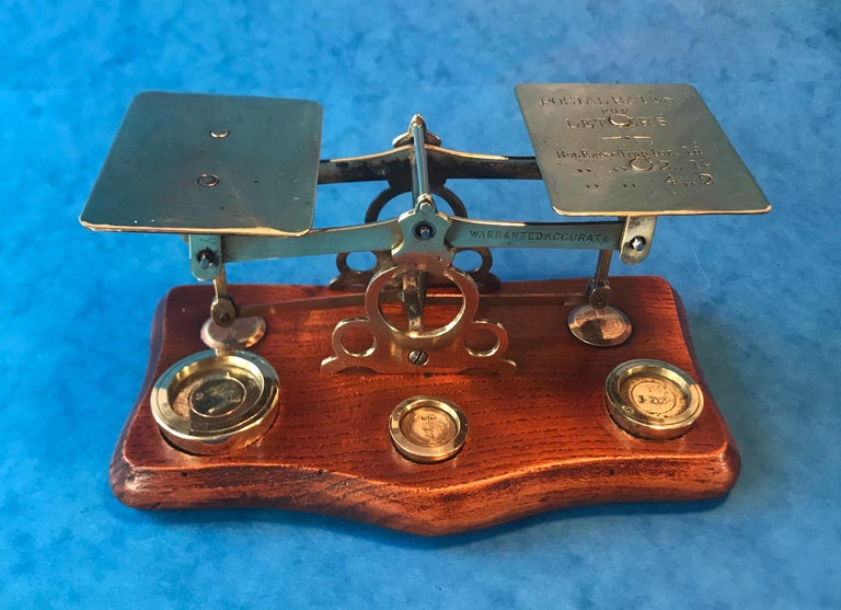 Victorian Brass Letter Scales For Sale at 1stDibs