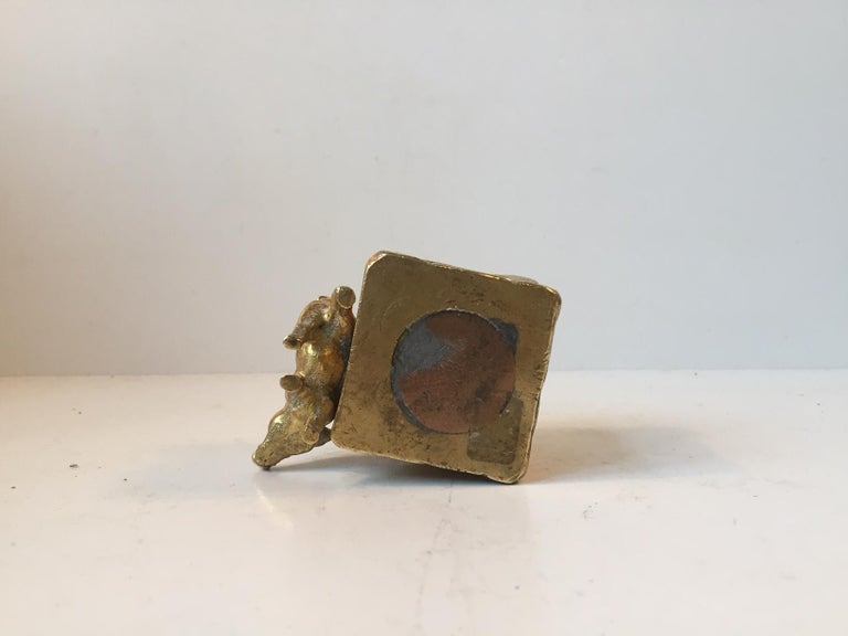 Victorian Bronze Inkwell with Pig and Pigsty, 19th Century, England For ...