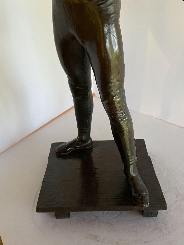 Victorian Bronze Statue of Arlequin Harlequin by René de Saint-Marceaux ...