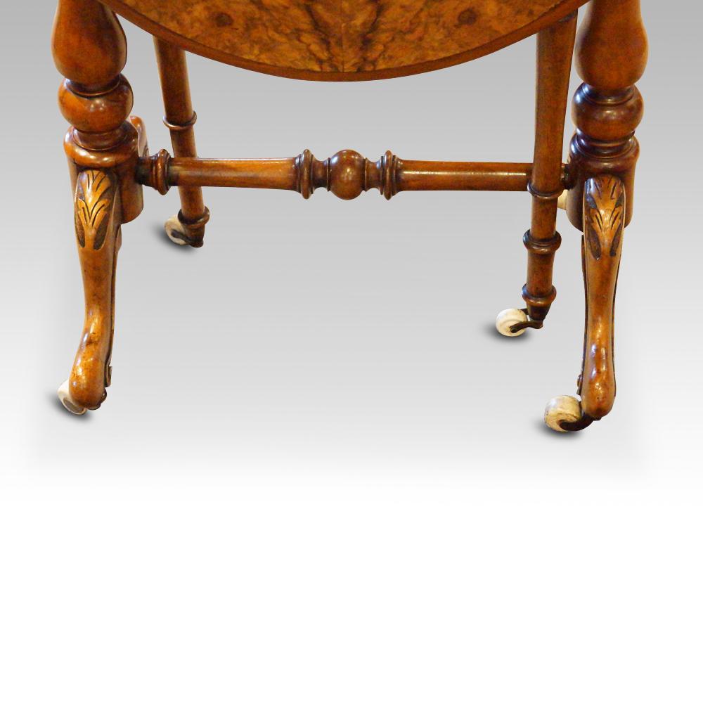 Victorian Burr Walnut Baby Sutherland Table at 1stDibs