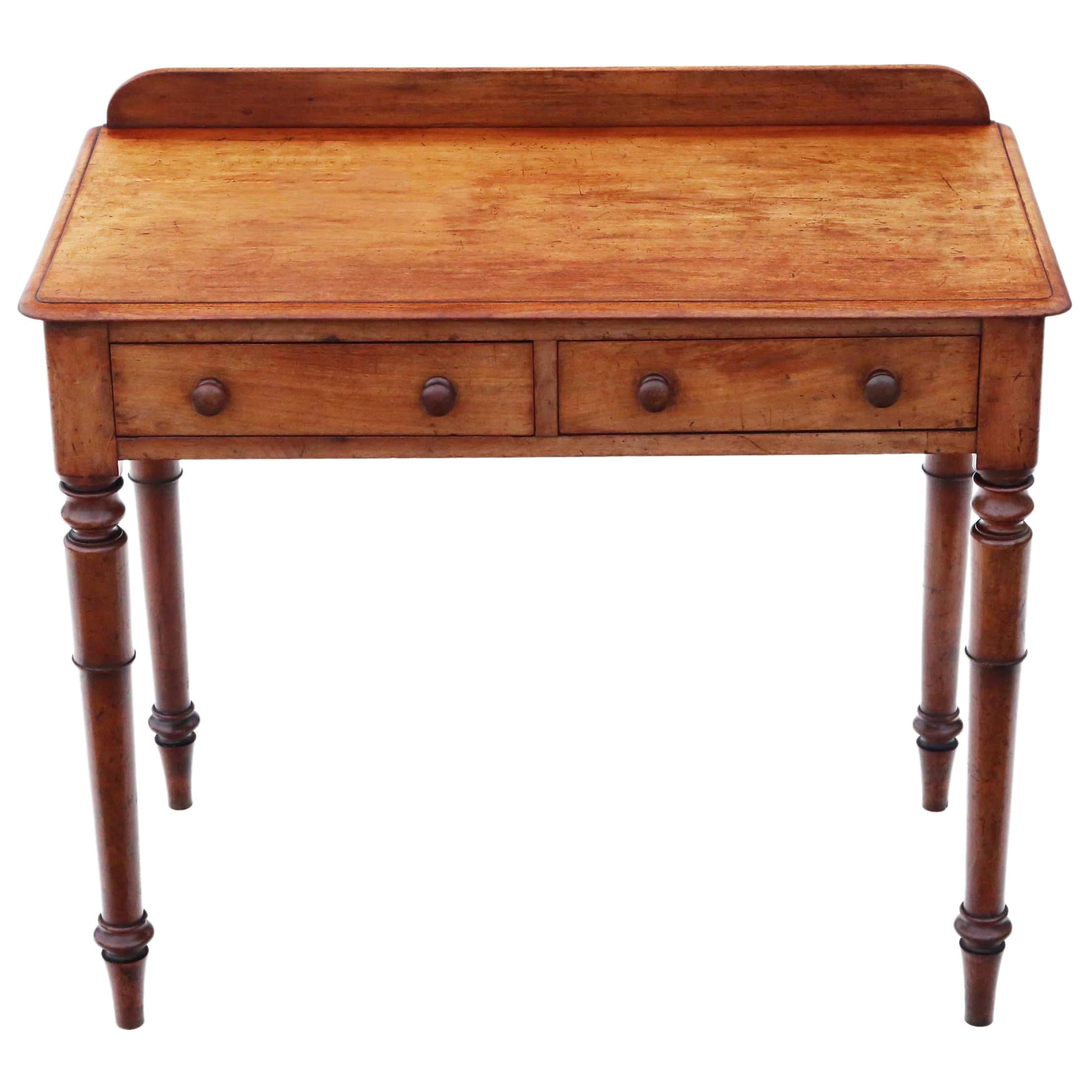 Victorian circa 1870 Mahogany Desk or Writing Table at 1stDibs
