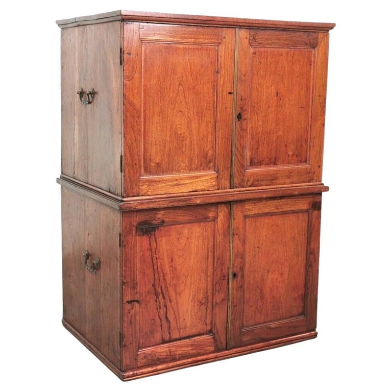 Victorian Campaign Cabinet For Sale at 1stDibs