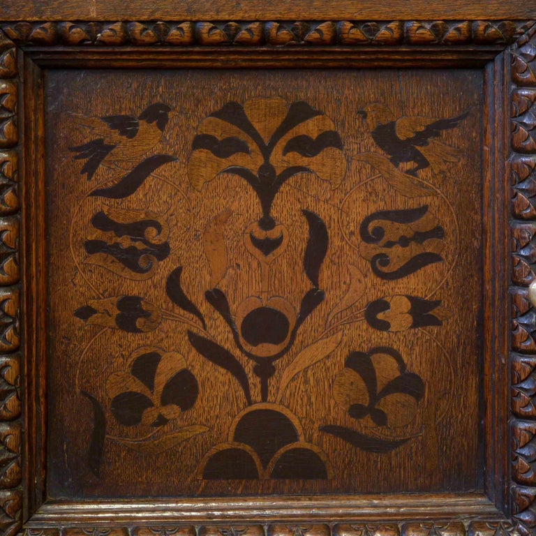 Victorian Carolean Style Oak Cupboard For Sale at 1stDibs | carolean ...