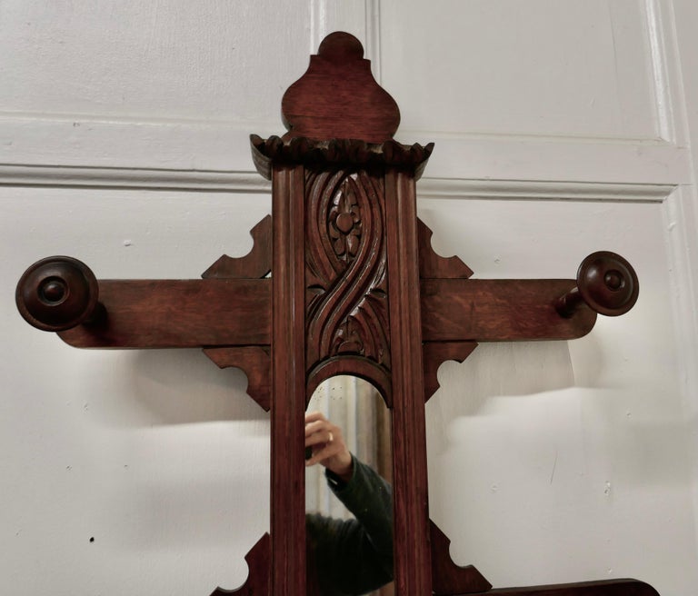 Victorian Carved Oak Tree Hall Stand at 1stDibs