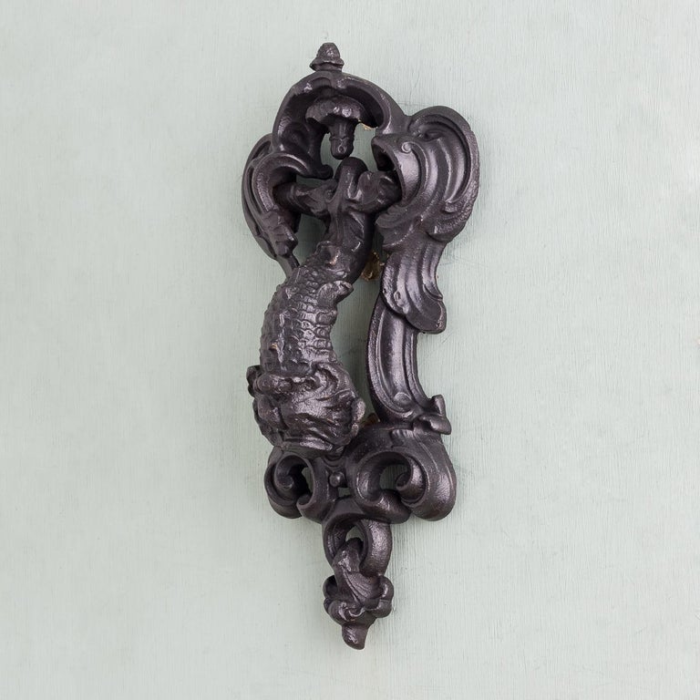 Victorian Cast Iron Door Knocker at 1stDibs
