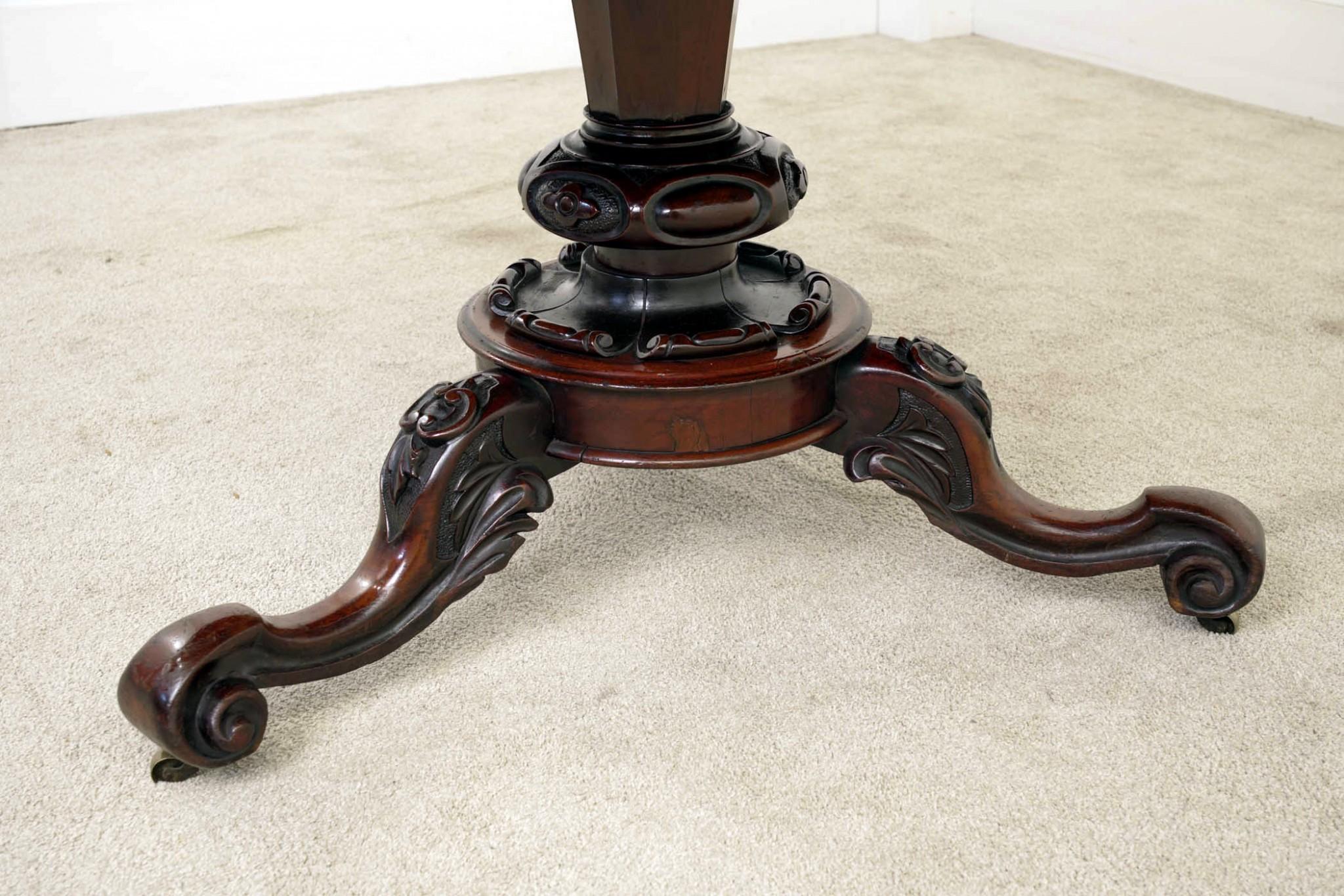 Victorian Centre Table Mahogany Antique 1880 For Sale at 1stDibs