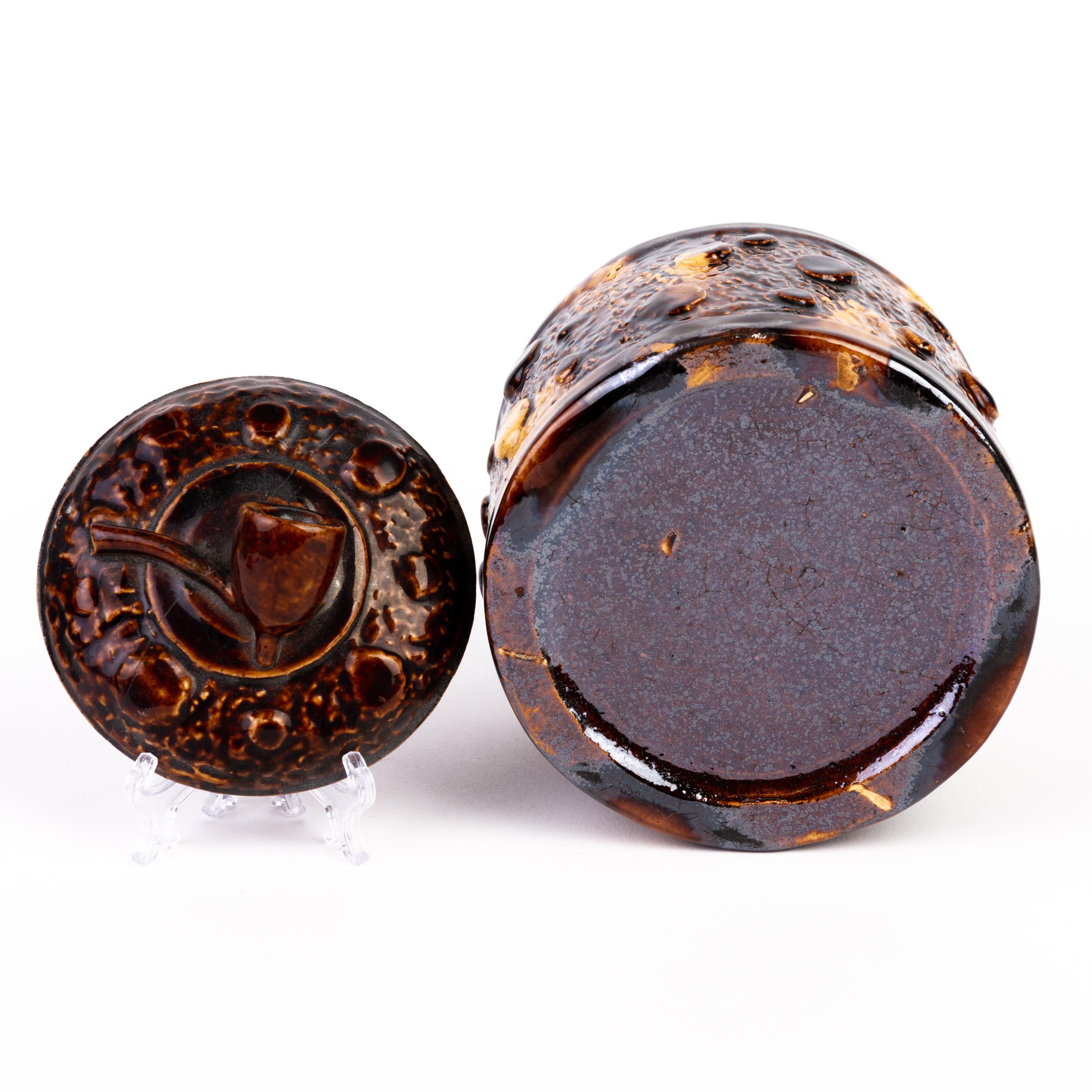 Victorian Ceramic Tobacco Jar 19th Century For Sale at 1stDibs