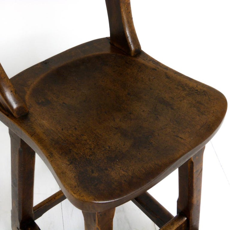 Victorian Clerks Walnut High Chair For Sale at 1stDibs | victorian high ...