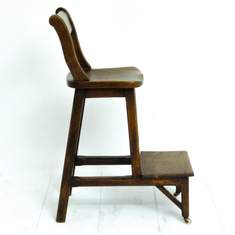 Victorian Clerks Walnut High Chair For Sale at 1stDibs | victorian high ...