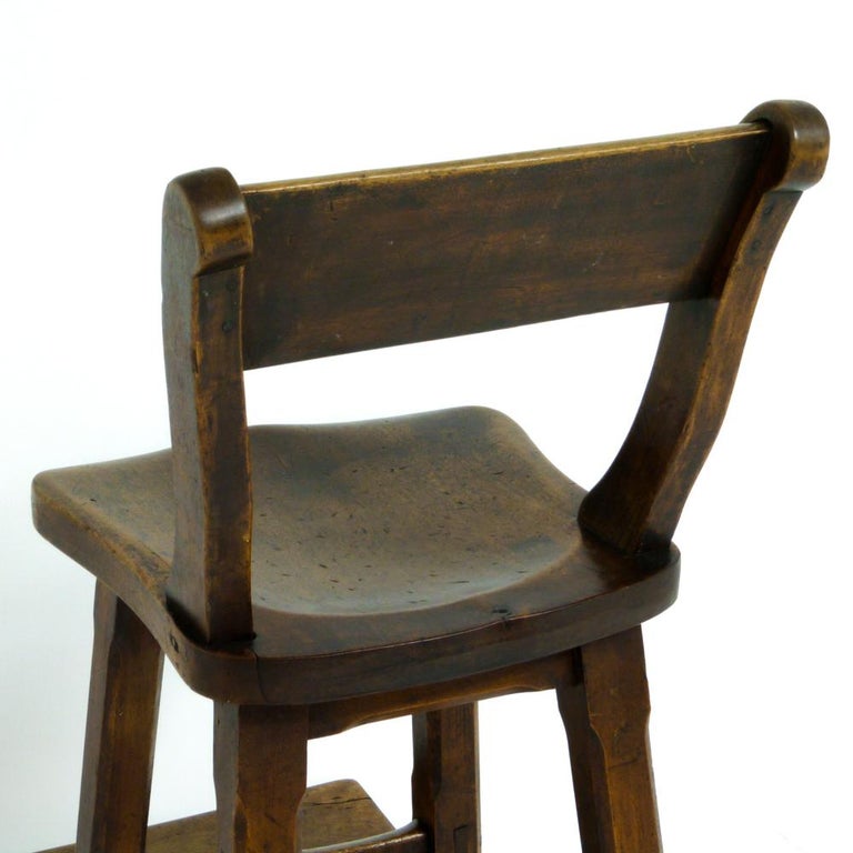 Victorian Clerks Walnut High Chair For Sale at 1stDibs | victorian high ...