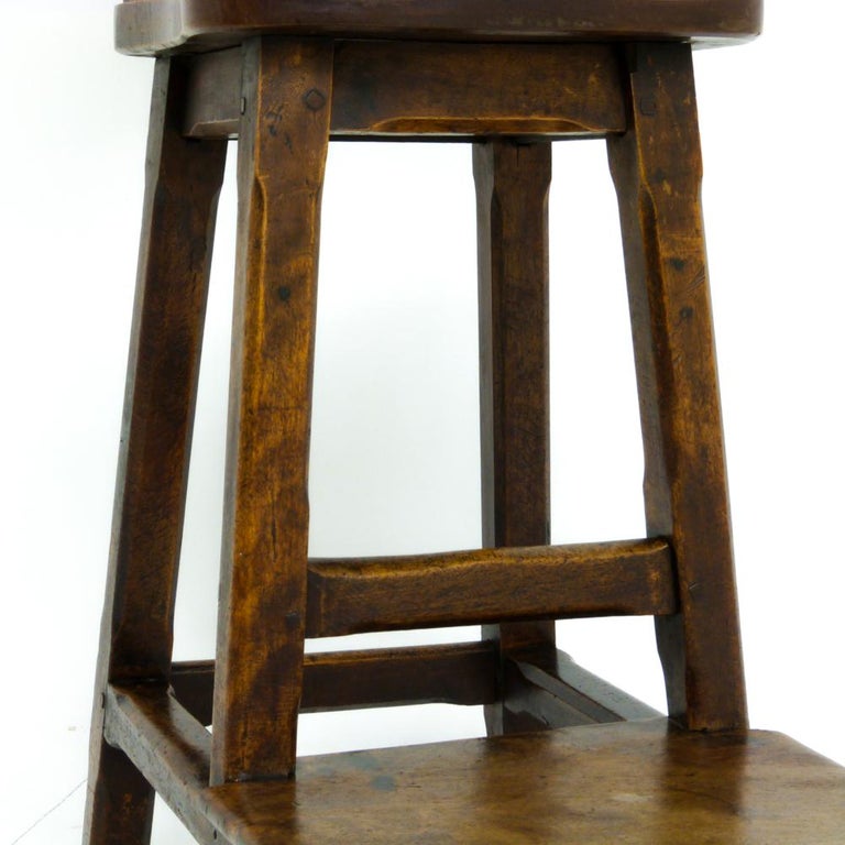 Victorian Clerks Walnut High Chair For Sale at 1stDibs | victorian high ...