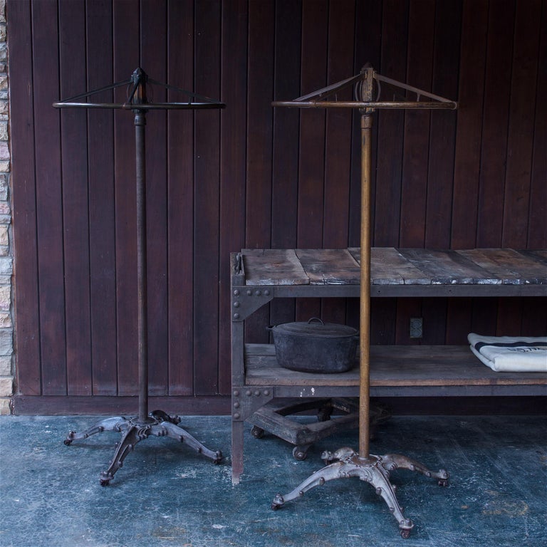 Victorian Clothing Display Carousel Rack Industrial Bespoke Store ...