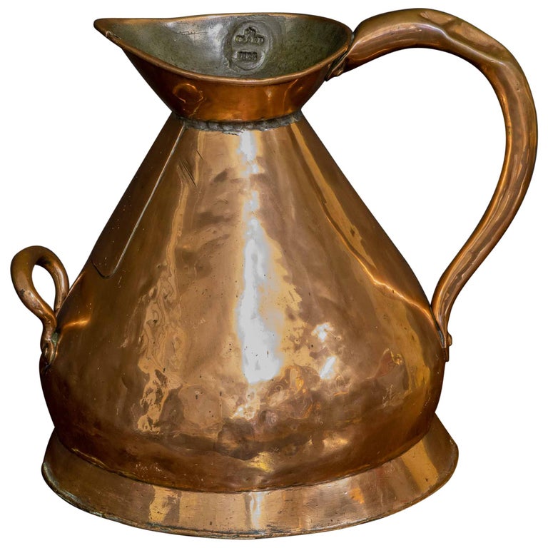 Victorian Copper Harvest Flagon For Sale at 1stDibs