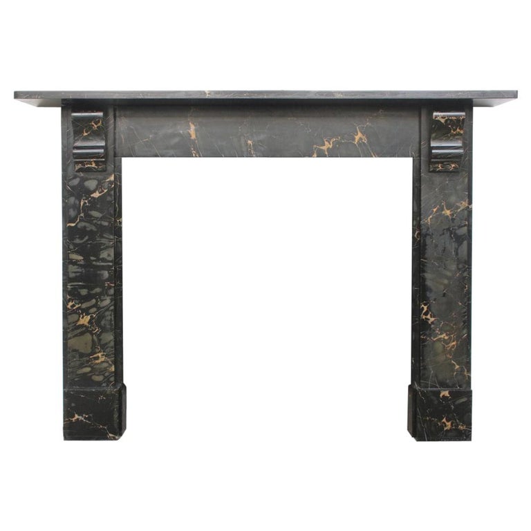 Victorian Corbeled Slate Surround in Original Marble Paint Finish at ...