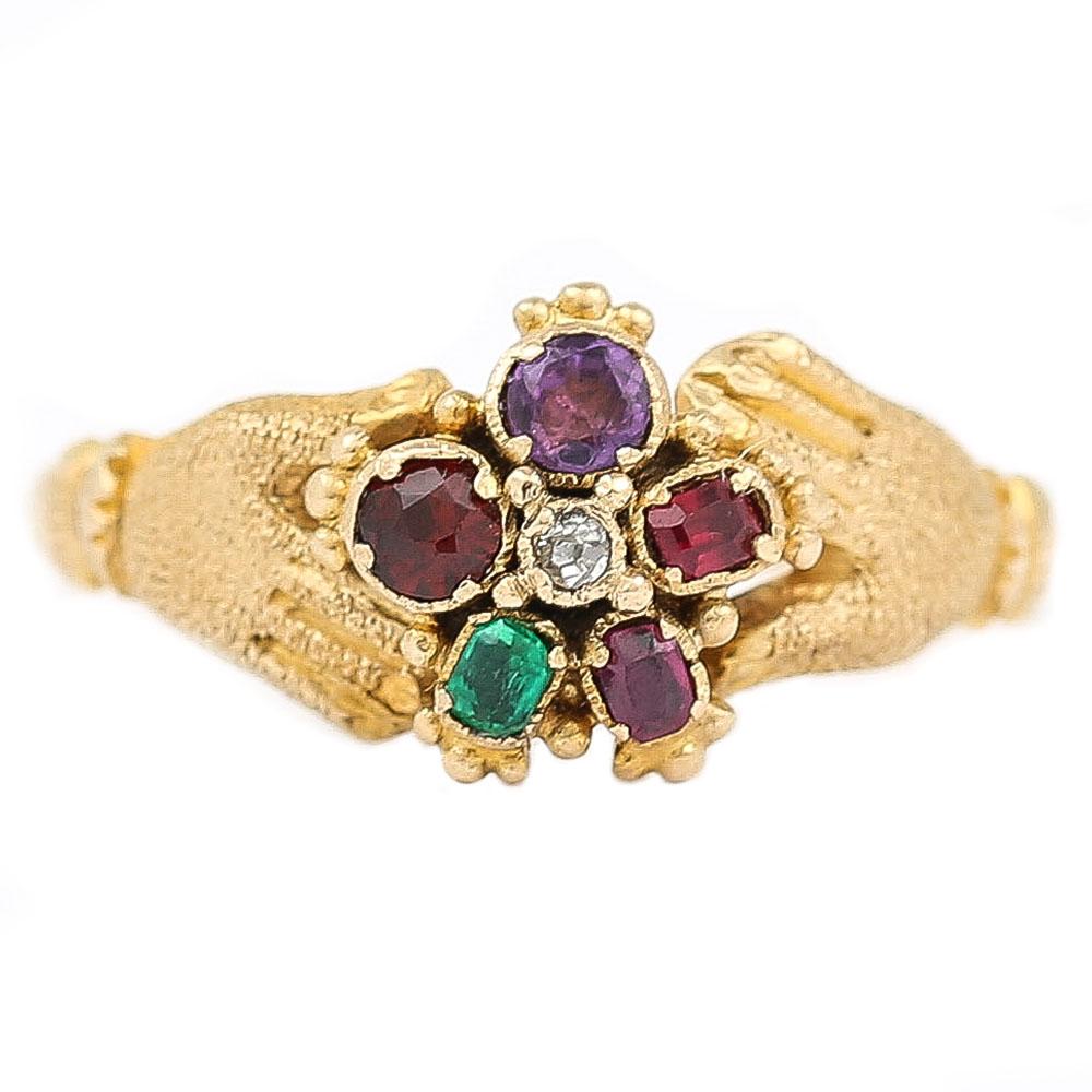 Victorian Pansy REGARD and Fede Ring Circa 1880 at 1stDibs | victorian ...