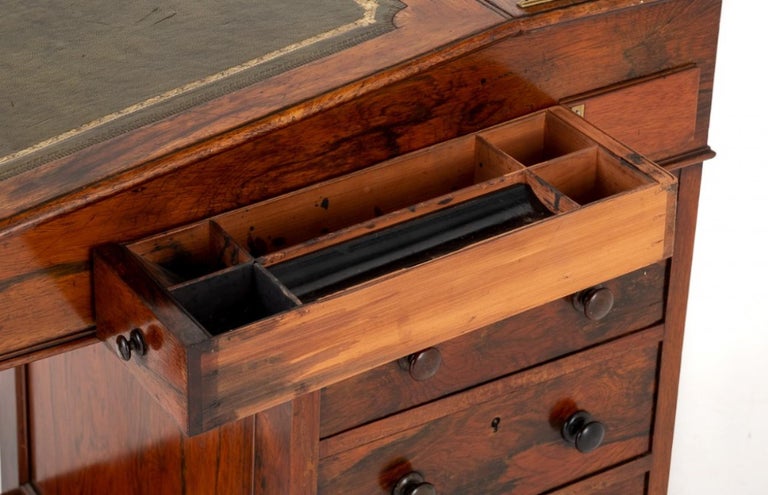 Victorian Davenport Desk Antique, 1850 For Sale at 1stDibs