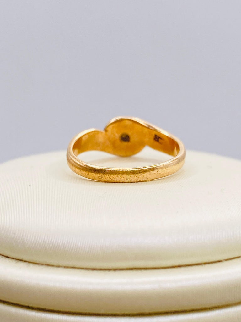 Victorian Diamond Gold Baby Ring at 1stDibs