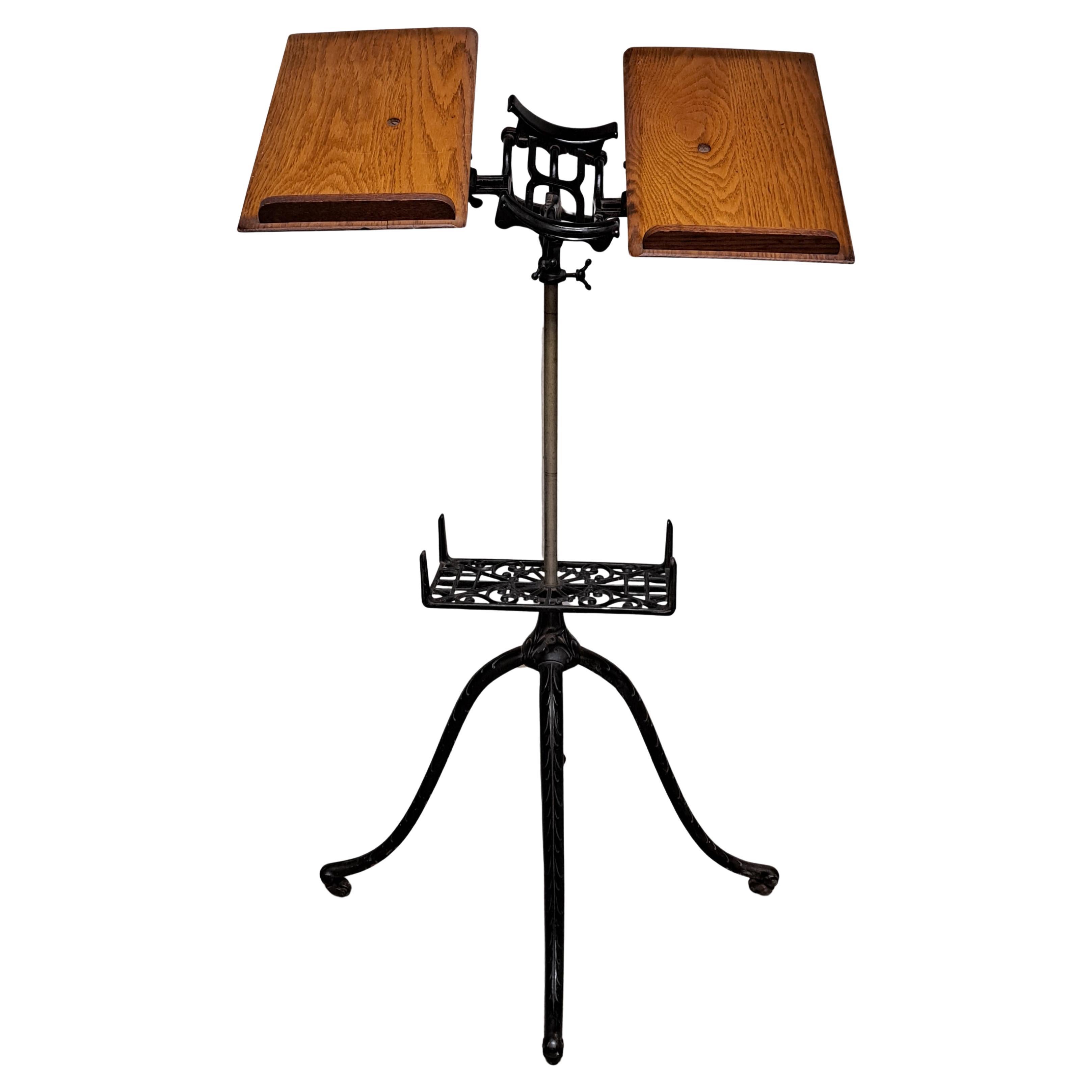 Antique American 19th Century Adjustable Dictionary or Bible Stand at ...