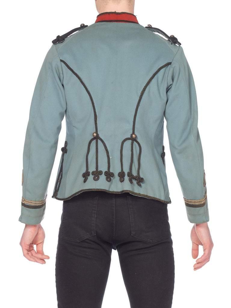 Victorian Dusty Blue Wool Authentic 1870S French Military Jacket With ...