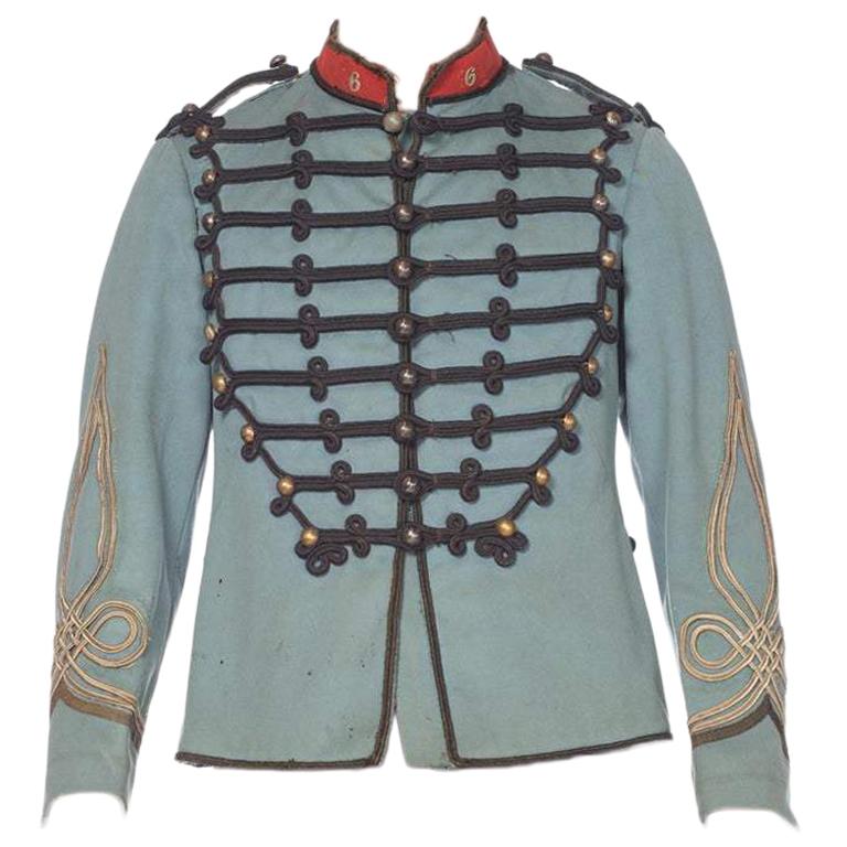 Victorian Dusty Blue Wool Authentic 1870S French Military Jacket With ...