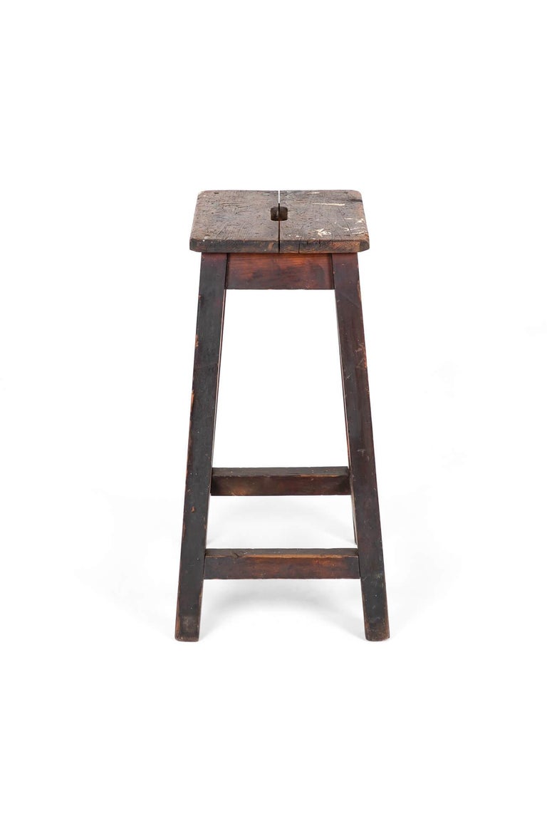 Victorian English Laboratory Stool in Oak, circa 1890 For Sale at 1stDibs