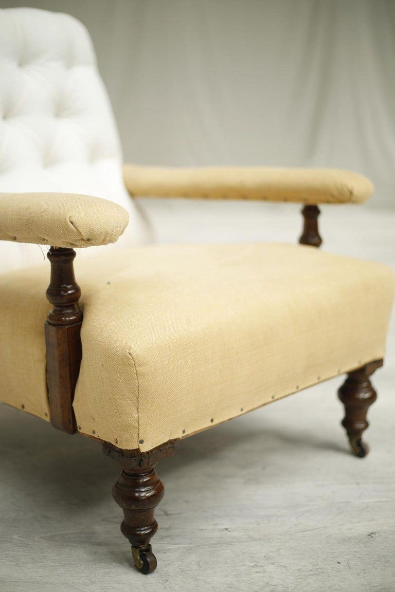 Victorian English Open Armchair at 1stDibs | english armchair