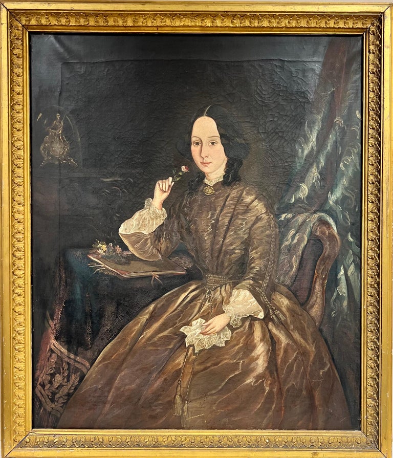 Victorian English - Fine 19th Century Victorian English Oil Painting ...