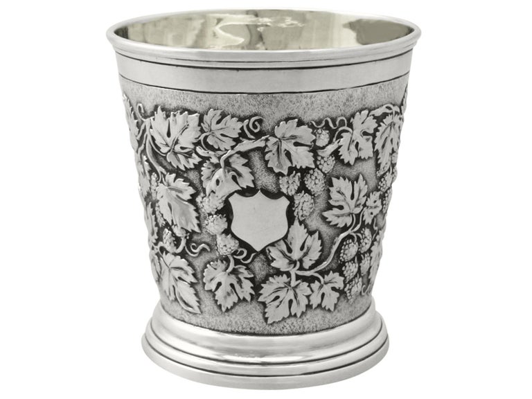 Victorian English Sterling Silver Christening Muga at 1stDibs