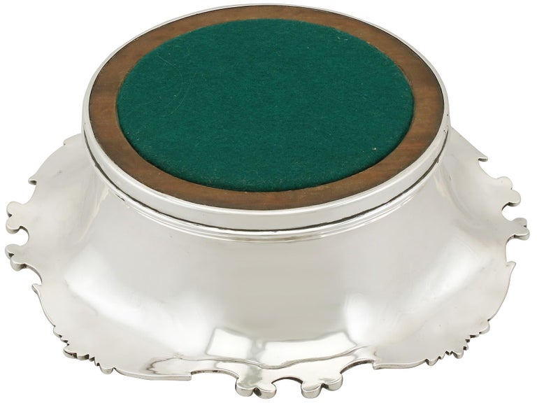 Antique Victorian English Sterling Silver Coasters by the Barnard ...