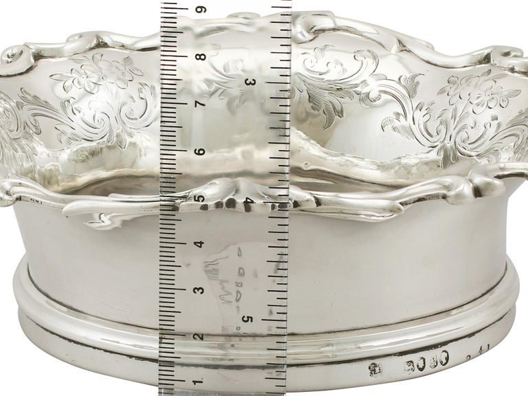 Antique Victorian English Sterling Silver Coasters by the Barnard ...