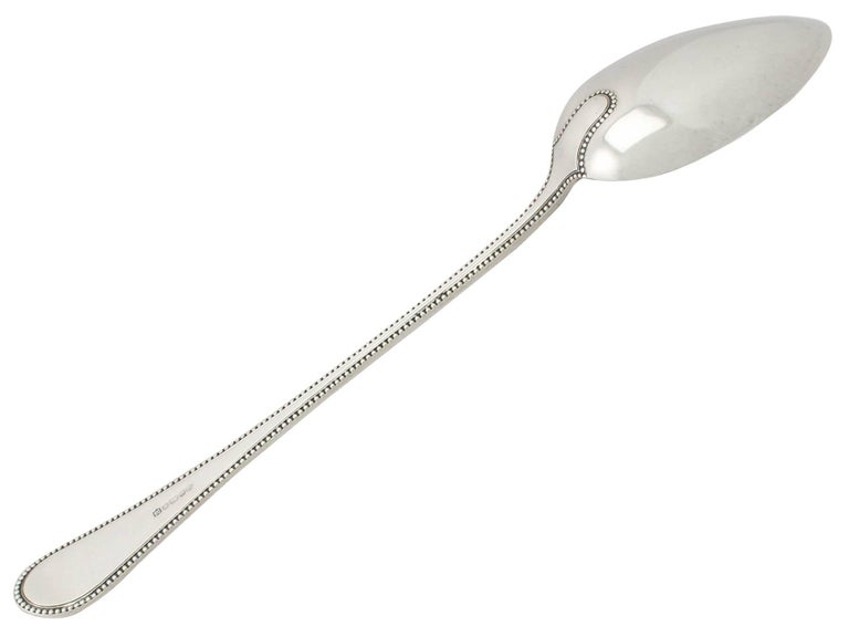Victorian English Sterling Silver Gravy Spoon by Martin Hall and Co For ...