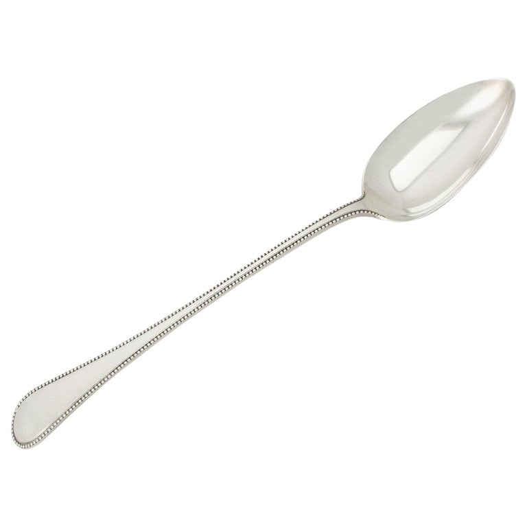 Victorian English Sterling Silver Gravy Spoon by Martin Hall and Co For ...