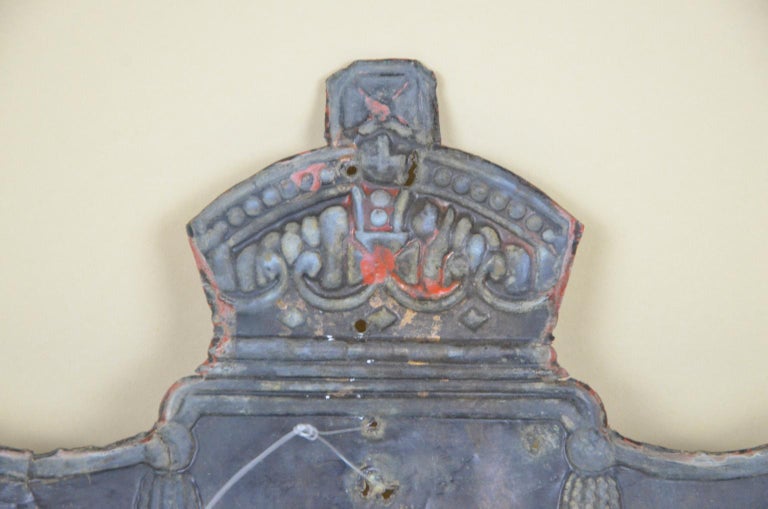 Victorian English Vintage Royal Insurance Copper Fire Plaque at 1stDibs