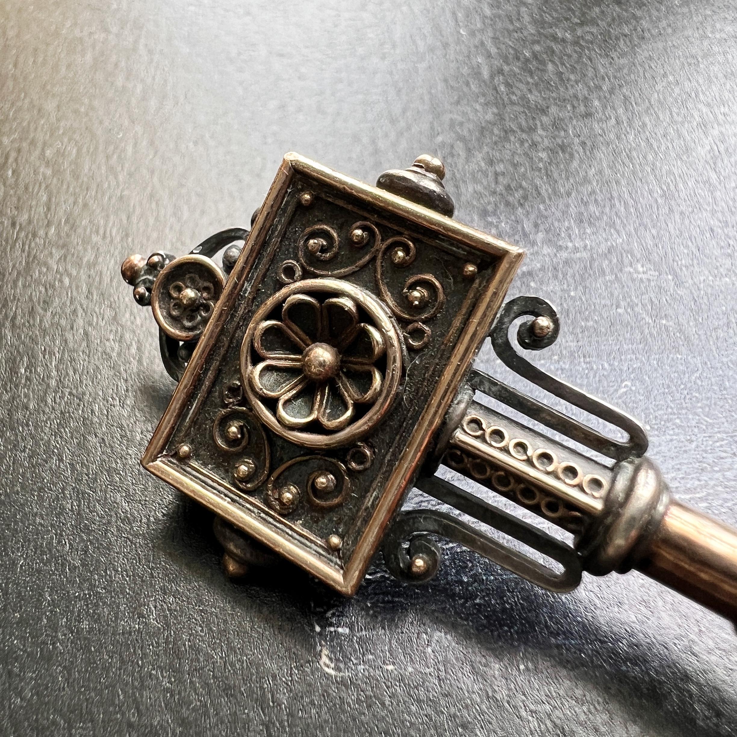 Victorian era archaeological revival style ram head locket brooch For ...