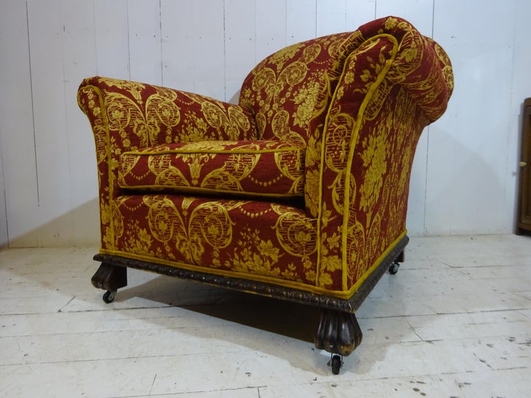 Victorian Fireside Armchair For Sale at 1stDibs