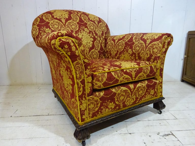 Victorian Fireside Armchair For Sale at 1stDibs