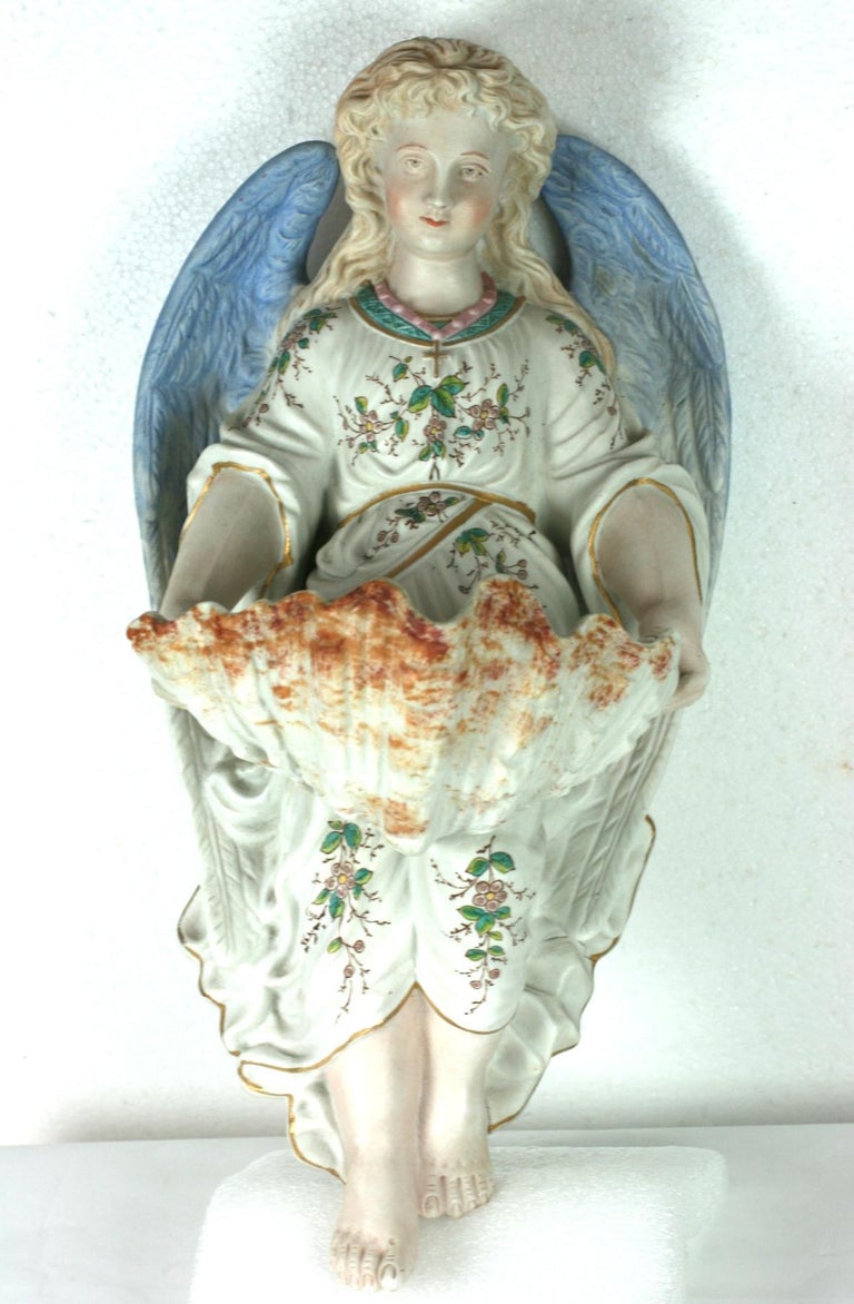 Victorian French Angel Water Font For Sale at 1stDibs