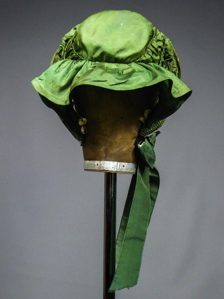 Victorian French Silk Cap Capote for Doll/child Circa 1860 at 1stDibs