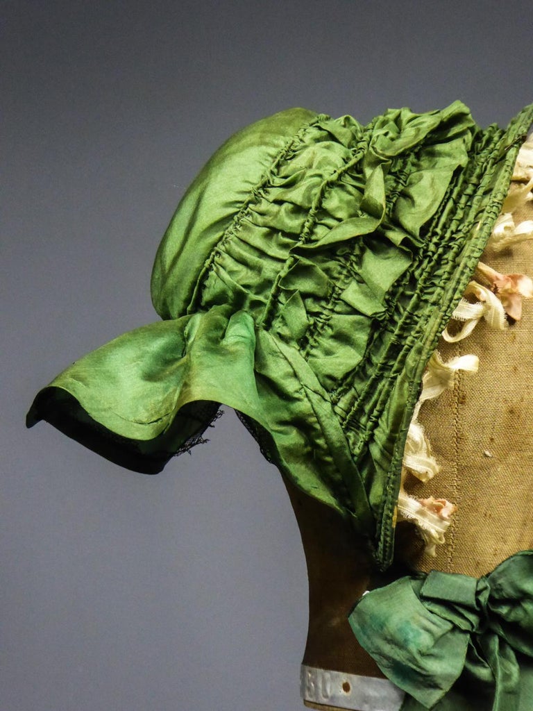Victorian French Silk Cap Capote for Doll/child Circa 1860 at 1stDibs