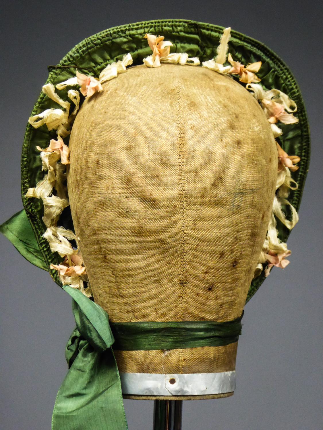 Victorian French Silk Cap Capote for Doll/child Circa 1860 at 1stDibs