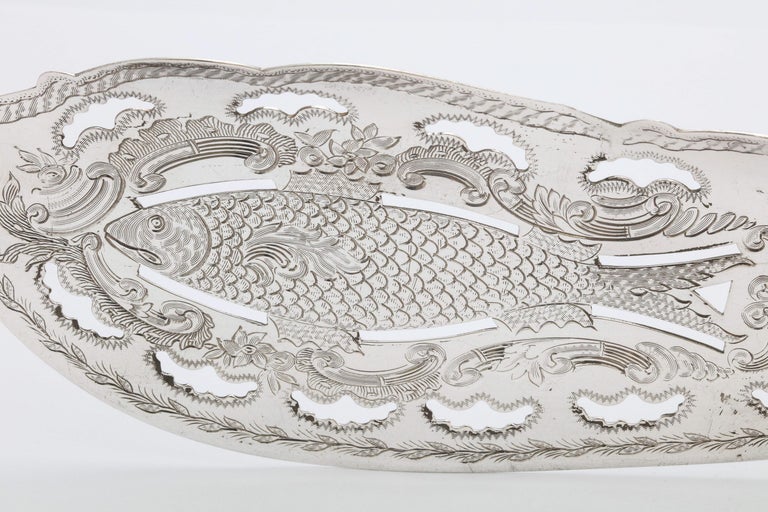 Victorian French Tiffany and Co. Sterling Silver Fish Slice For Sale at ...