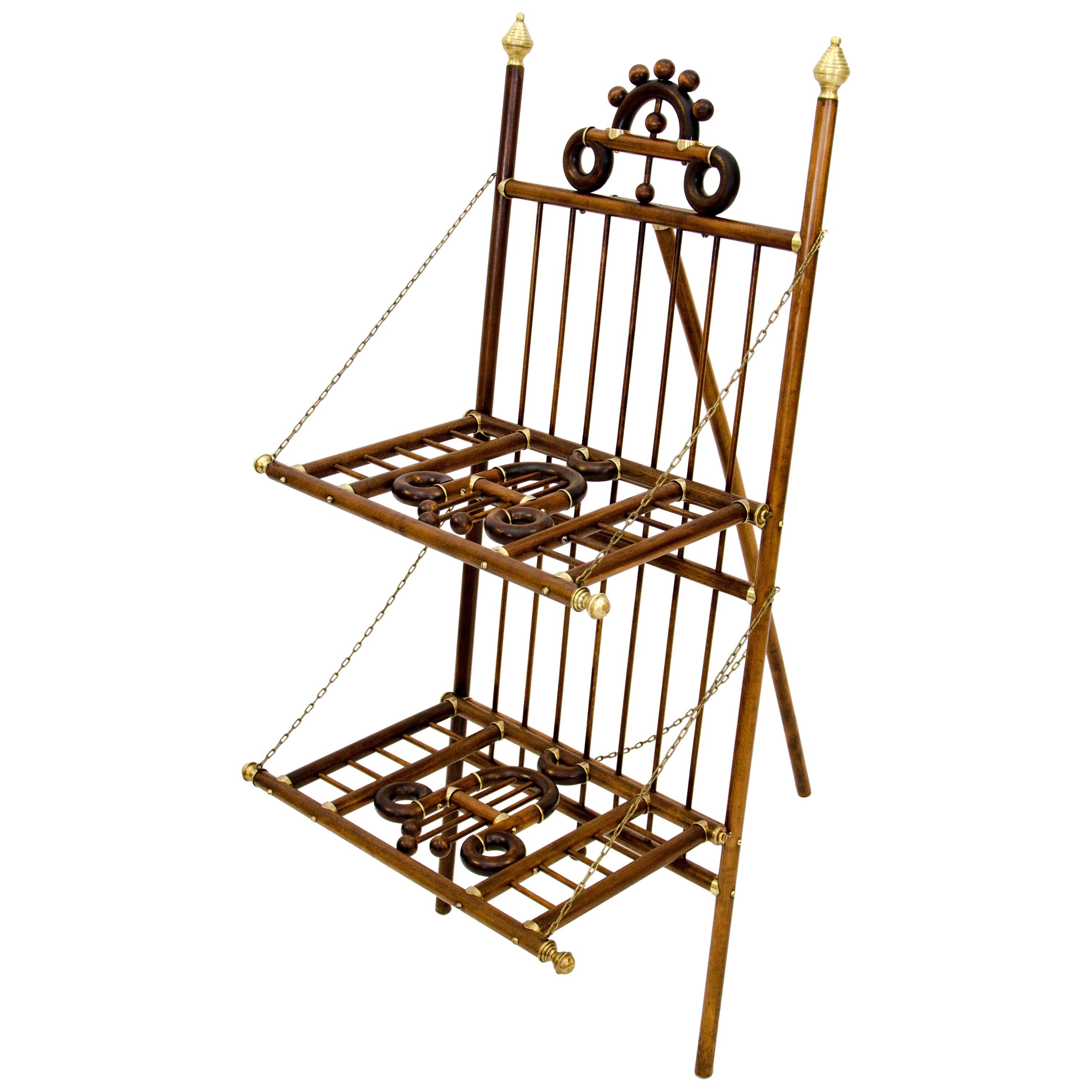 Antique Victorian Oak Stick and Ball Art Display Easel, circa 1900 at ...