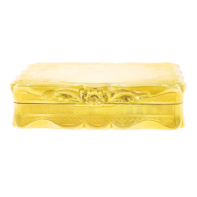Victorian Gold Box by Samuel Knight at 1stDibs